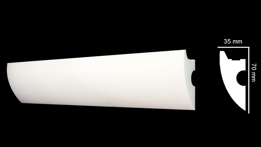 LED Wandlijst 170 – 3,5x7 cm | voor Indirecte led strip verlichting ...
